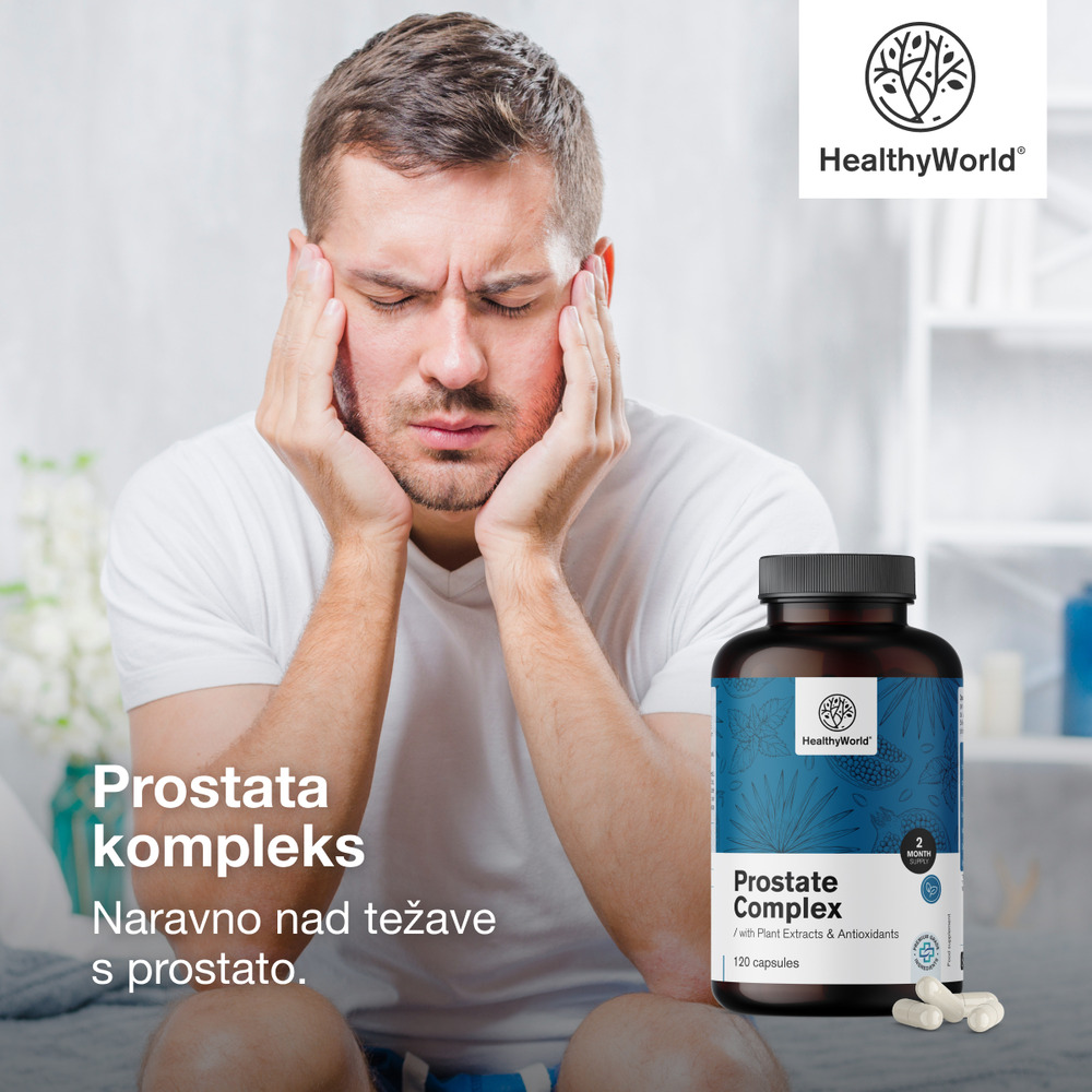 Prostata kompleks, 120 kapsul - HealthyWorld.si